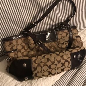 Coach | Bags | Coach Brown Logo Handbag | Poshmark
